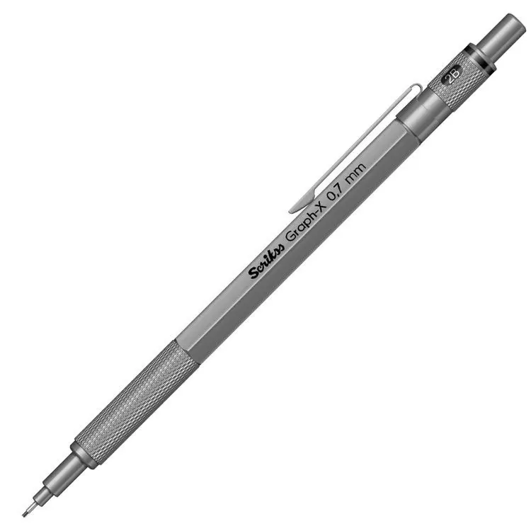 Scrikss Graph-X Versatil Kalem 0.7mm SATEN GRİ