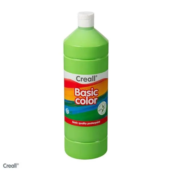 Creall Basic Color Posterpaint Tempera Boya 1000 ml. 14 L. Green (Açık ...