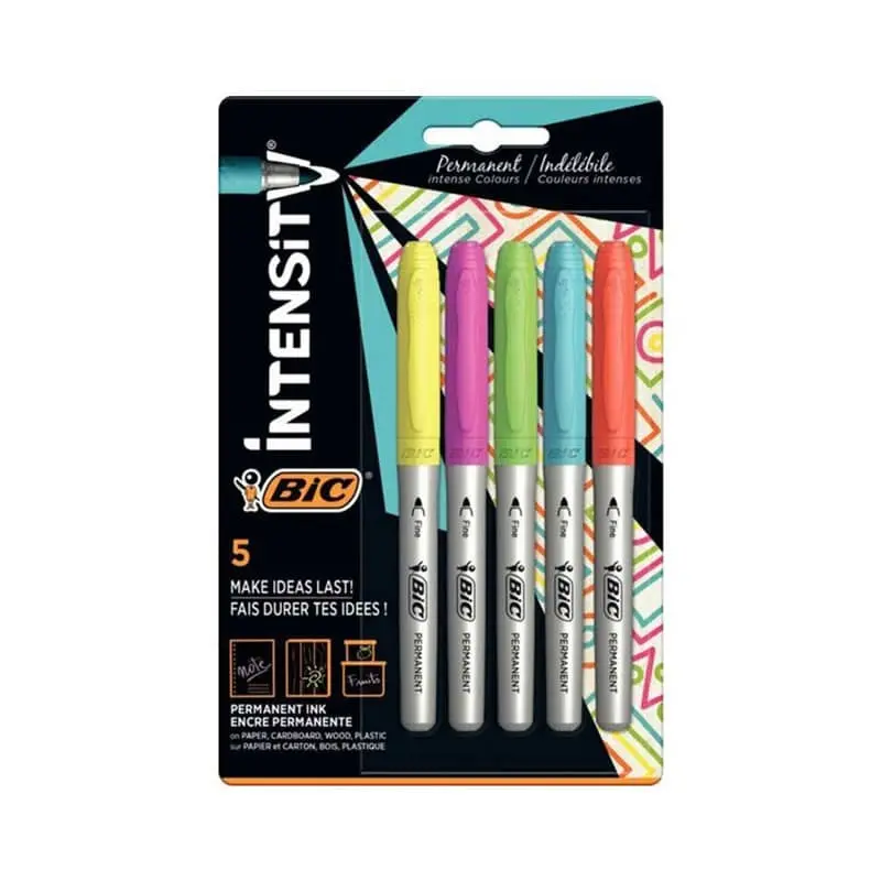Bic Intensity Permanent Marker 5 Renk
